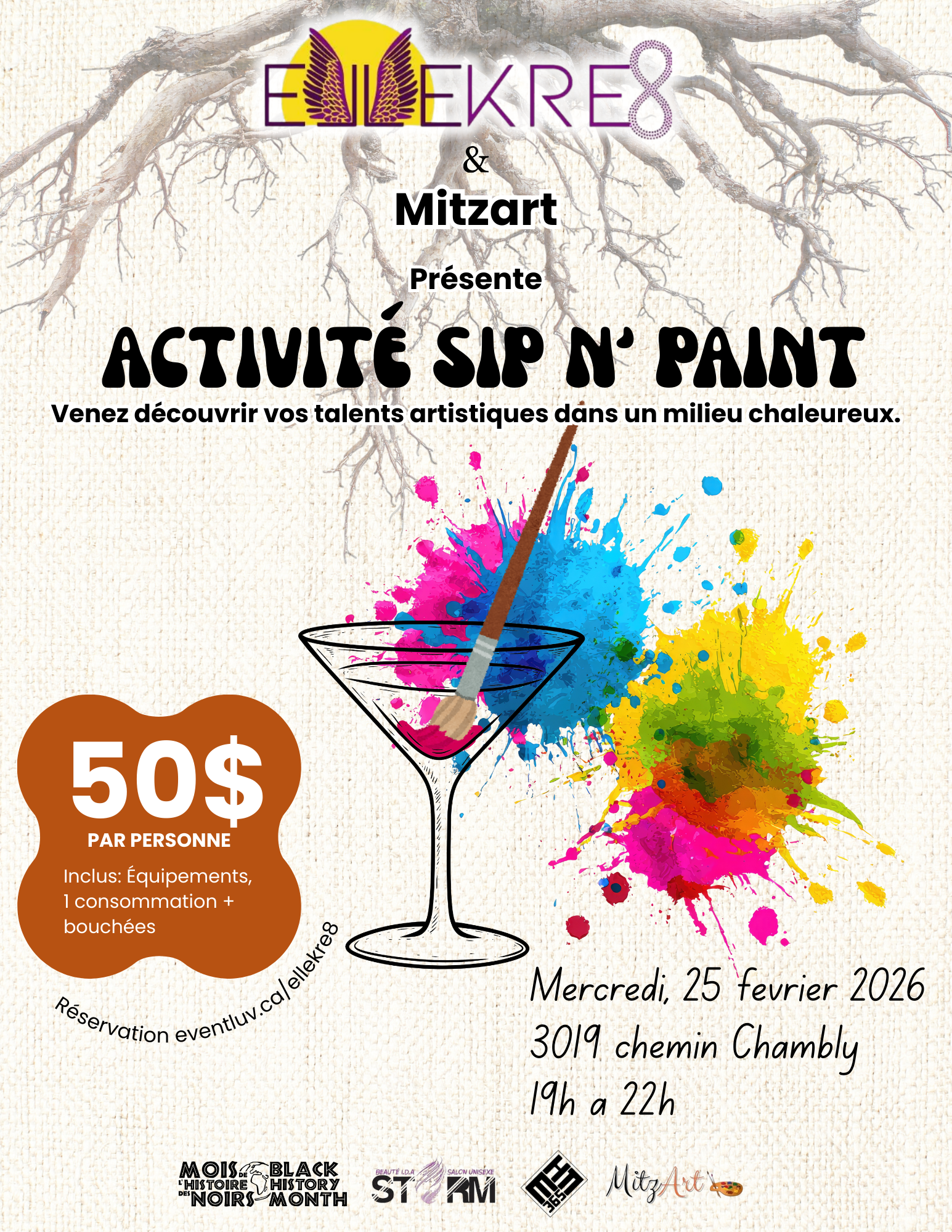 Sip N' Paint – Event Luv